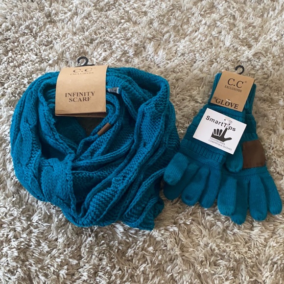 C.C. Exclusives | Accessories | Cc Infinity Scarf And Gloves | Poshmark